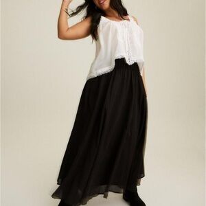 torrid | Tops | Torrid Festi Lace Tie Front Tank | Poshmark